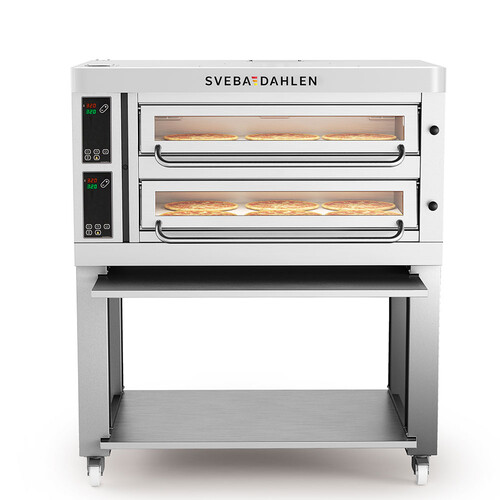 Elektrisk pizzaugn 500 grader baka napolitansk pizza med perfekt resultat